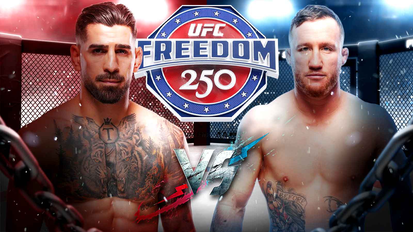 Ilia Topuria vs. Justin Gaethje prediction, odds, pick for UFC Freedom 250