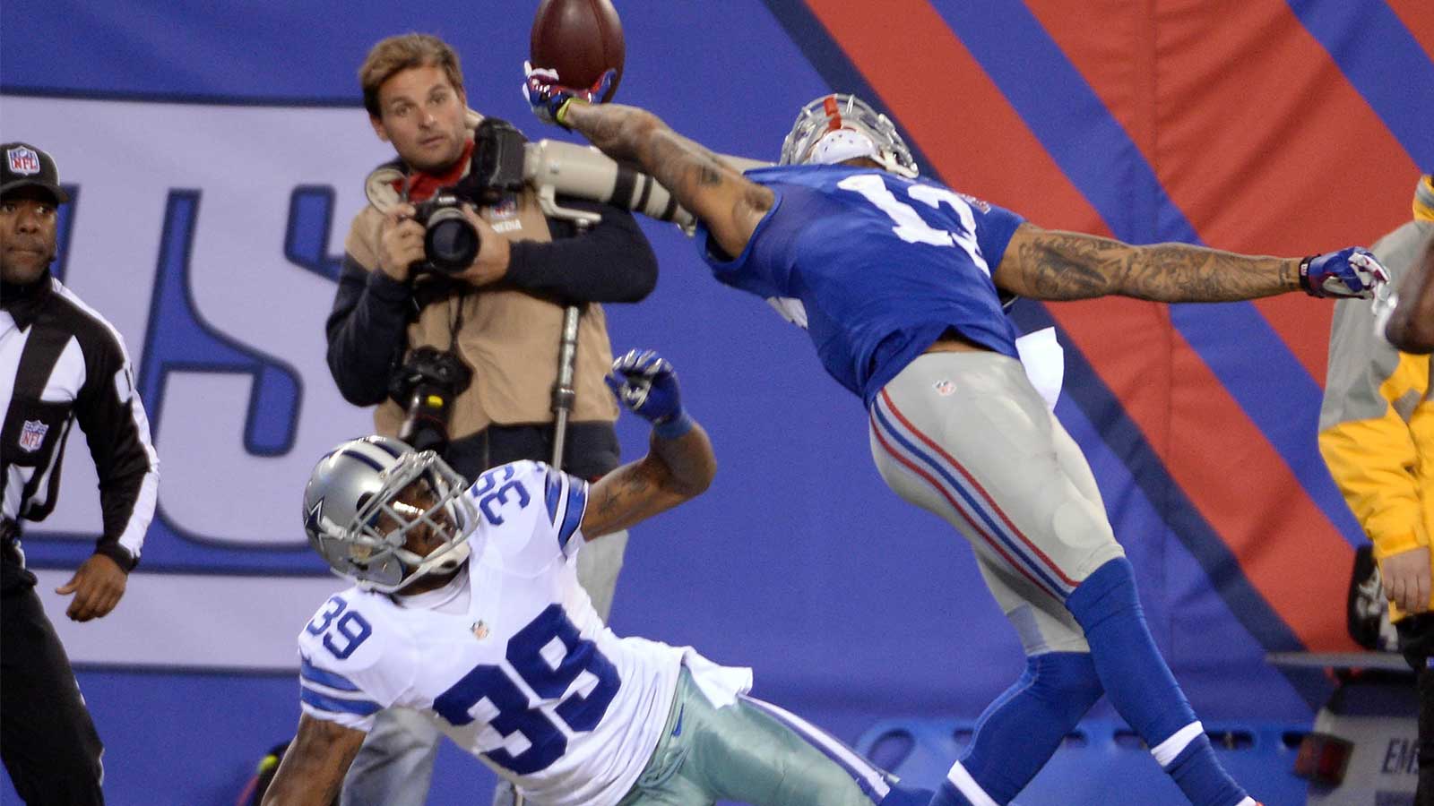 Giants news: Odell Beckham Jr.'s first 1-handed catch back with NY ...